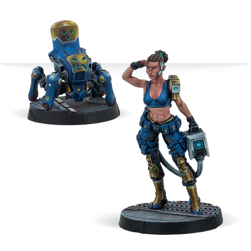 Infinity: O12 - Tinker & Zetbot Remote | Tabletop Miniatures ...