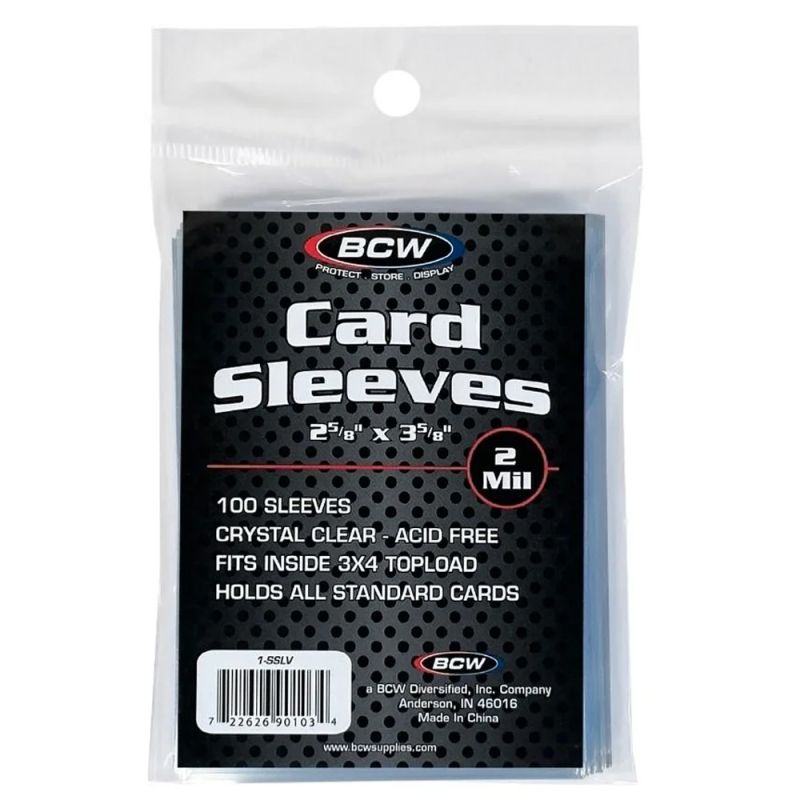 BCW Standard Card Sleeves "Penny Sleeves" (100) | Accessories ...