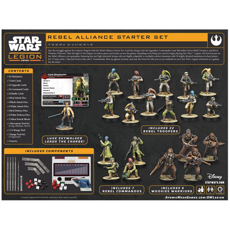 Star Wars: Legion - Rebel Alliance Starter Set | Tabletop Miniatures ...