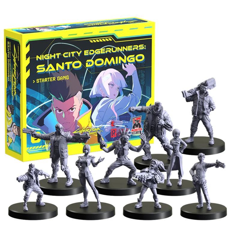 Night City Cyberpunk Edgerunners: Santo Domingo Starter Gang | Tabletop ...