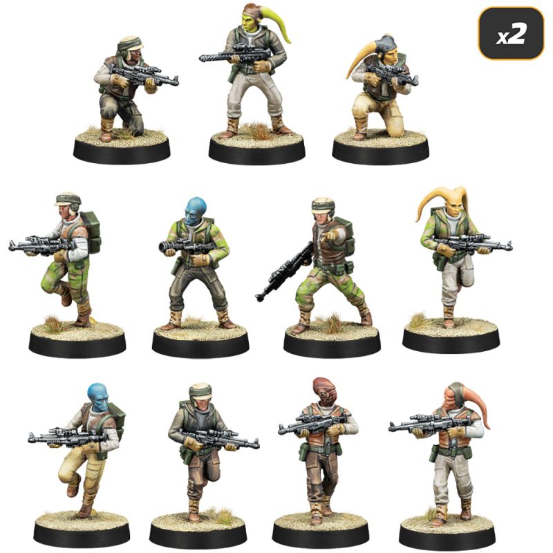 Star Wars: Legion - Rebel Alliance Starter Set | Tabletop Miniatures ...