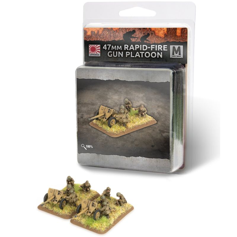 Flames of War WW2: 47mm Rapid-fire Gun Platoon | Tabletop Miniatures ...